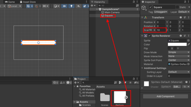 유니티 2D 플랫포머 - 플레이어 움직임 구현하기 - BatStudio