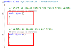 [유니티 C# 강의] 6 - 유니티 MonoBehaviour 클래스의 이해 - BatStudio